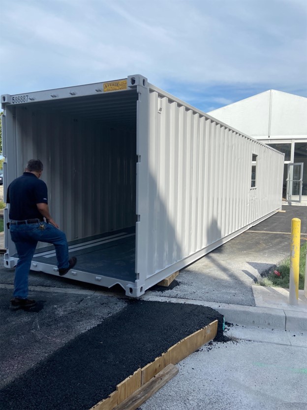 Safe, Stylish Walkways with Repurposed Containers